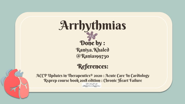 Arrhythmias | PDF | Heart and Cardiovascular Diseases | Diseases and Conditions
