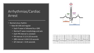 Arrhythmias & Arrest | PPTX