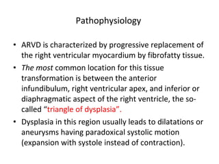 Arrhythmogenic right ventricular 2003 | PPT