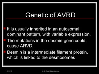 Arrhythmogenic right ventricular dysplasia | PPT