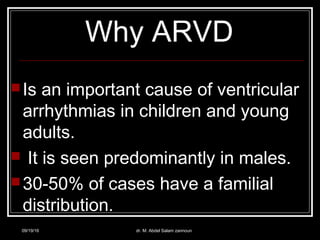 Arrhythmogenic right ventricular dysplasia | PPT