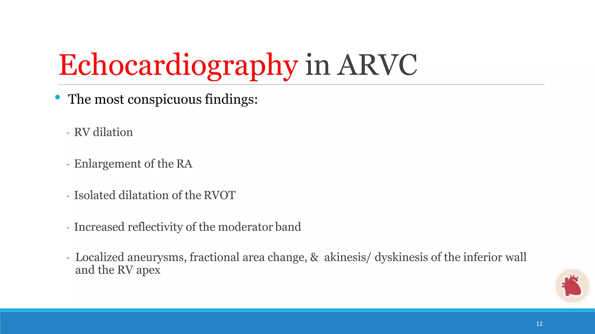 Arrhythmogenic right ventricular dysplasia - ARVD | PPTX