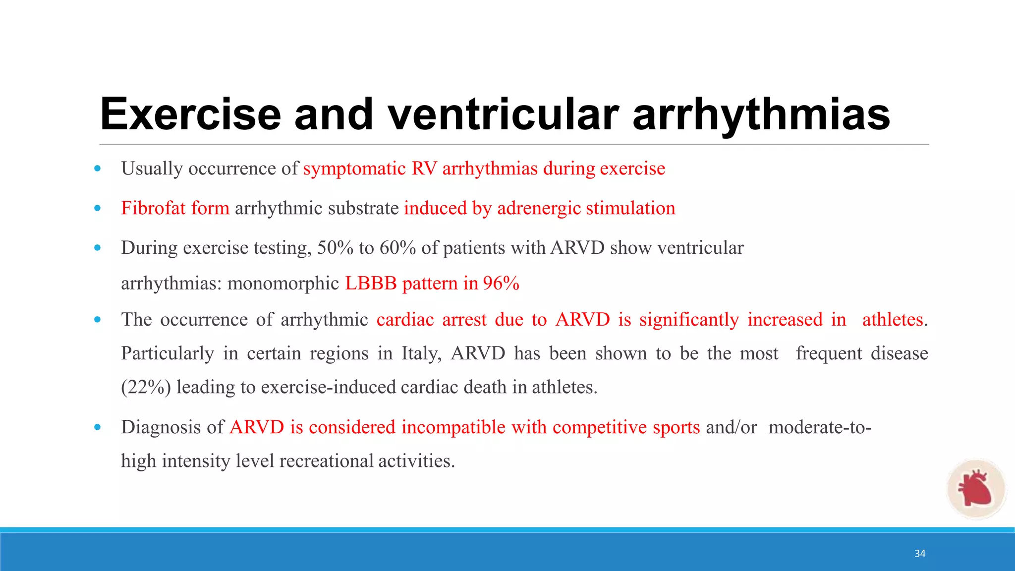 Arrhythmogenic right ventricular dysplasia - ARVD | PPTX
