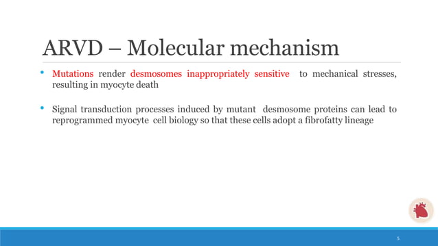 Arrhythmogenic right ventricular dysplasia - ARVD | PPTX