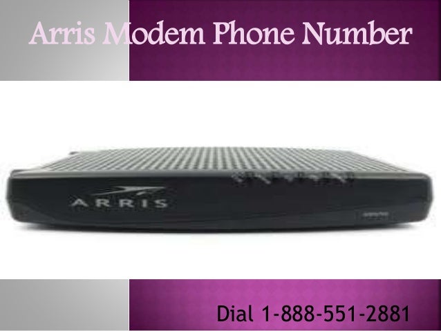 Arris Modem Technical Support| Customer Service| Phone Number