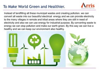 Arris waste to energy 13-01-2022 | PPT