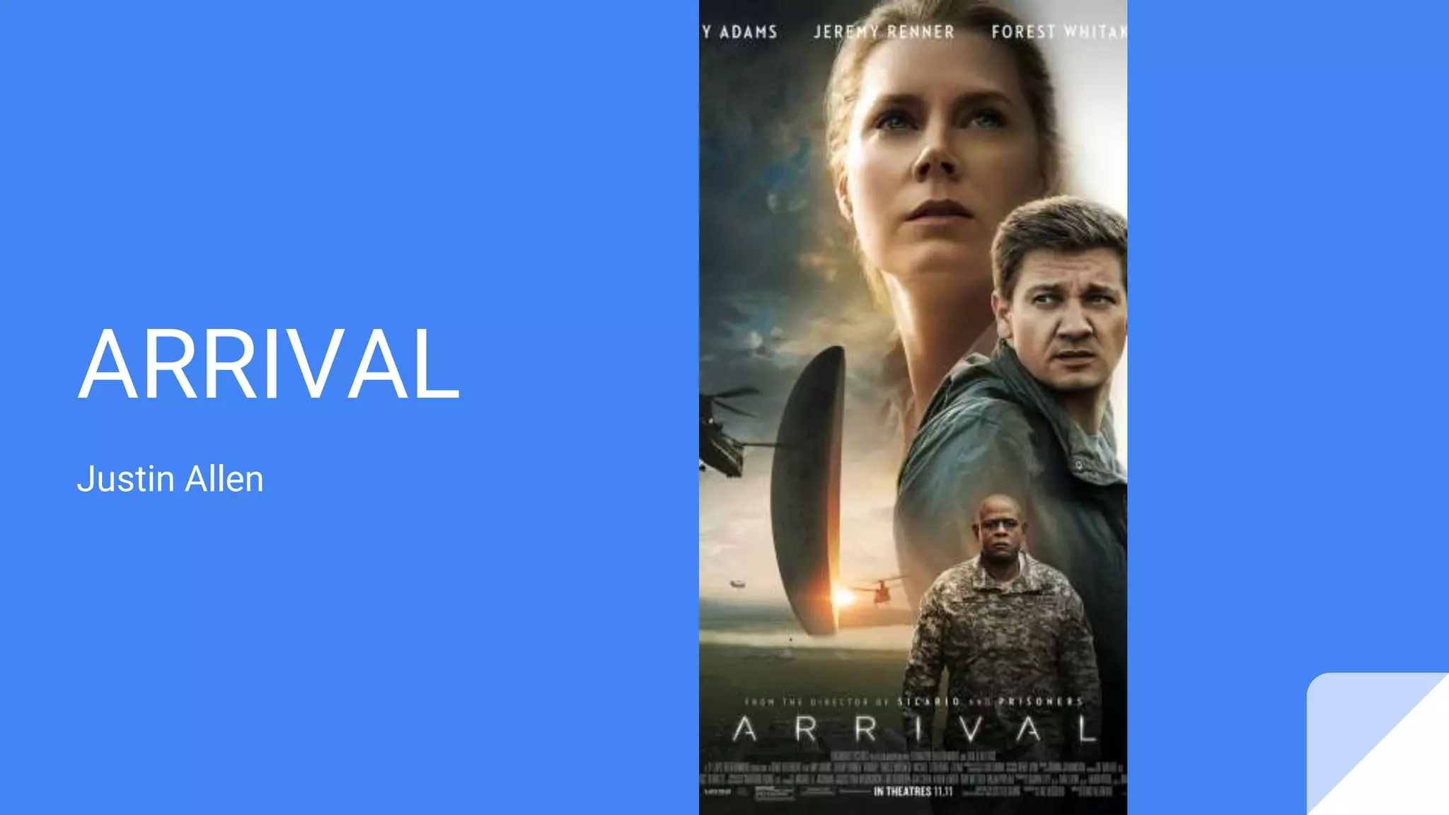 Arrival j allen | PPTX