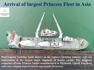Arrival of largest princess fleet in asia | PPT