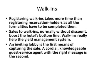 Arrival Procedure in Hotels, registration, check in | PPT