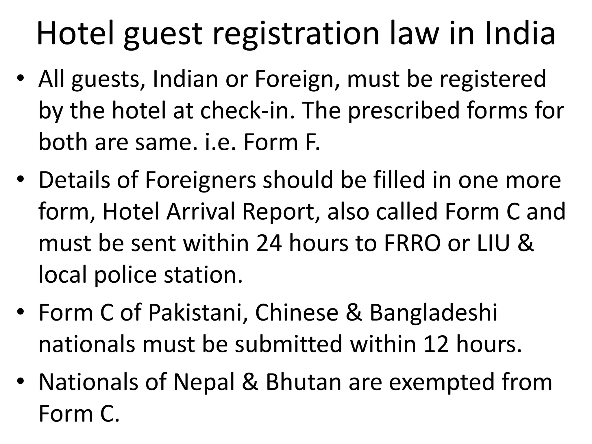 Arrival, registration, check in, rooming for FIT, Groups, VIP, Crew | PPTX