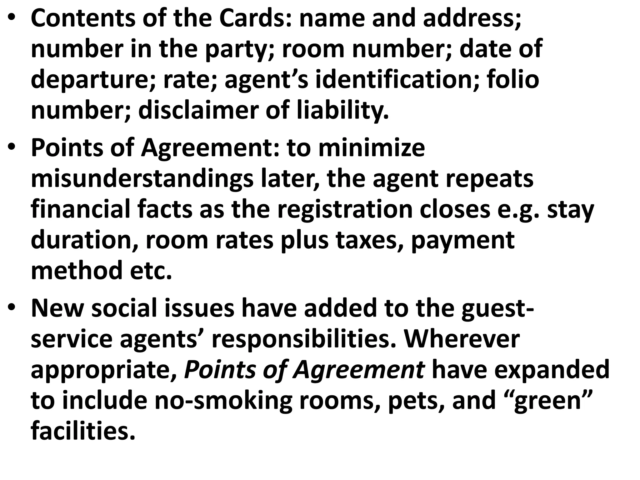 Arrival, registration, check in, rooming for FIT, Groups, VIP, Crew | PPTX