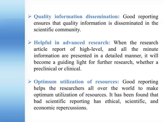 Arrive Guidelines for Preclinical Studies | PPTX