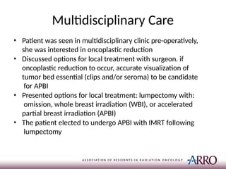 ARROCase_APBI.pptx radiation oncology with abpi | PPTX