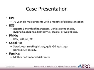 ARROcase_Hypopharynx.pptx radiation oncology | PPT