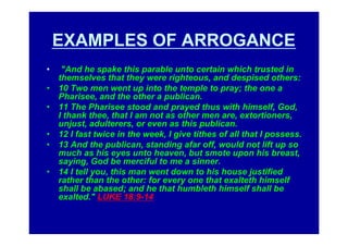 ARROGANCE | PPT