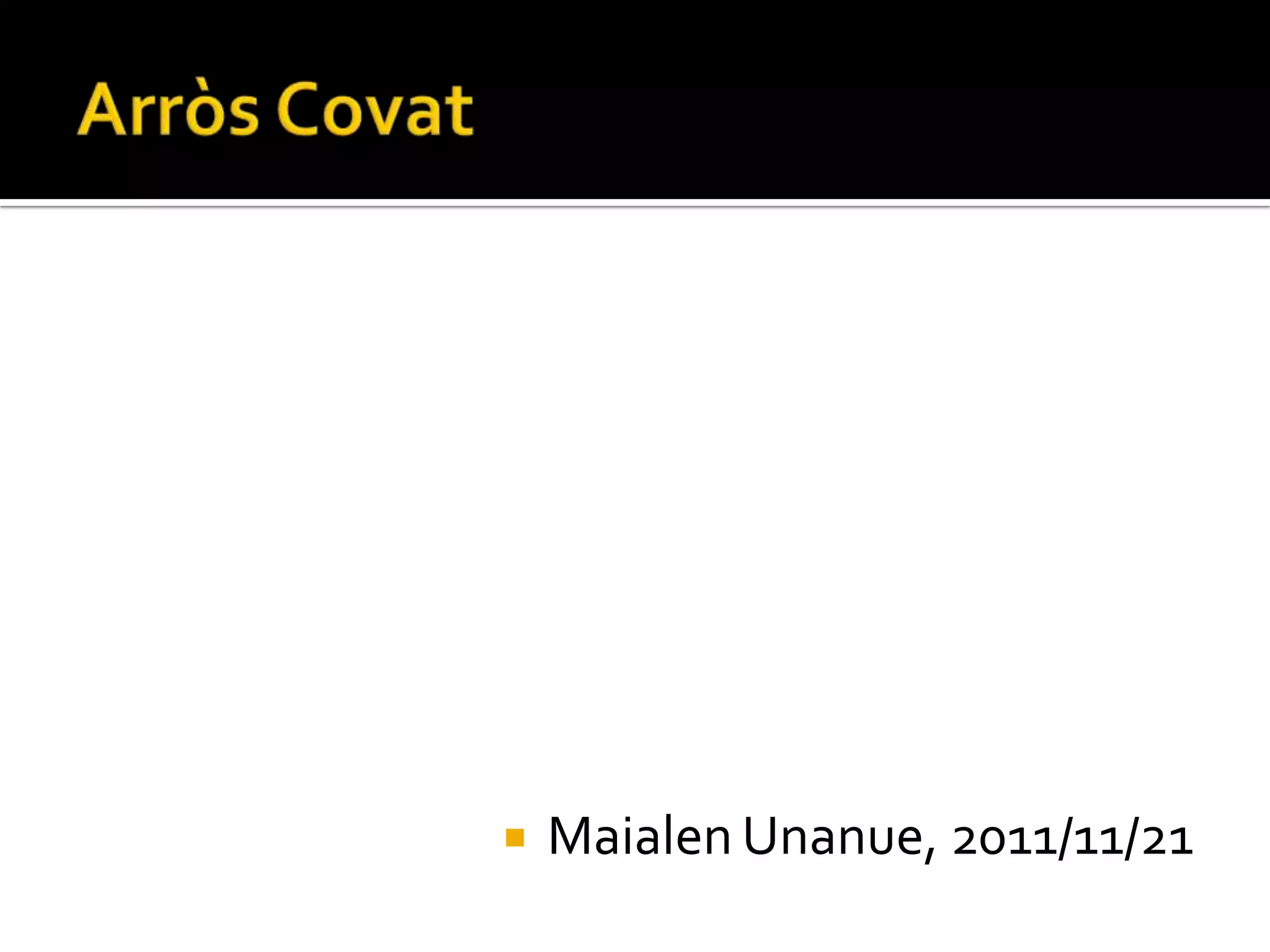Arros covat | PPT