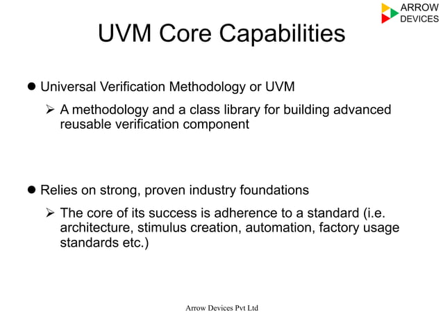 UVM Methodology Tutorial | PPT UVM Methodology Tutorial | PPT