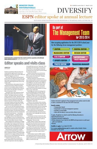 ESPN Senior Editor Speaks to Southeast Students | PDF