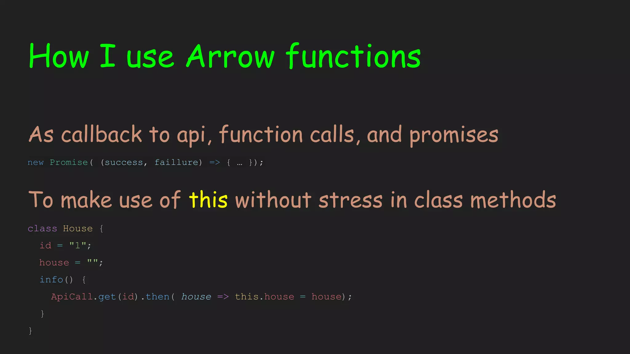 Javascript Arrow Function Ppt