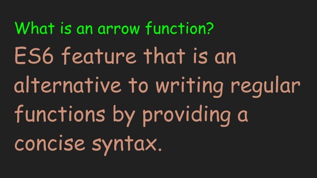 Javascript Arrow Function Pdf Programming Languages Computing