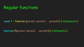 Javascript Arrow function | PDF