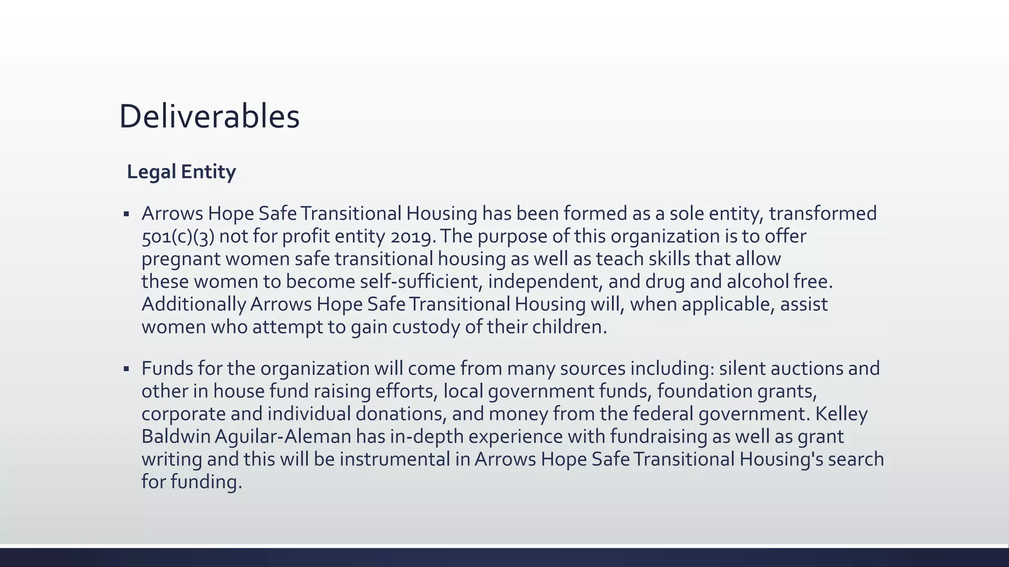 Arrows HOPE SAFE HOUSING business presentation (widescreen)powerpoint | POTX