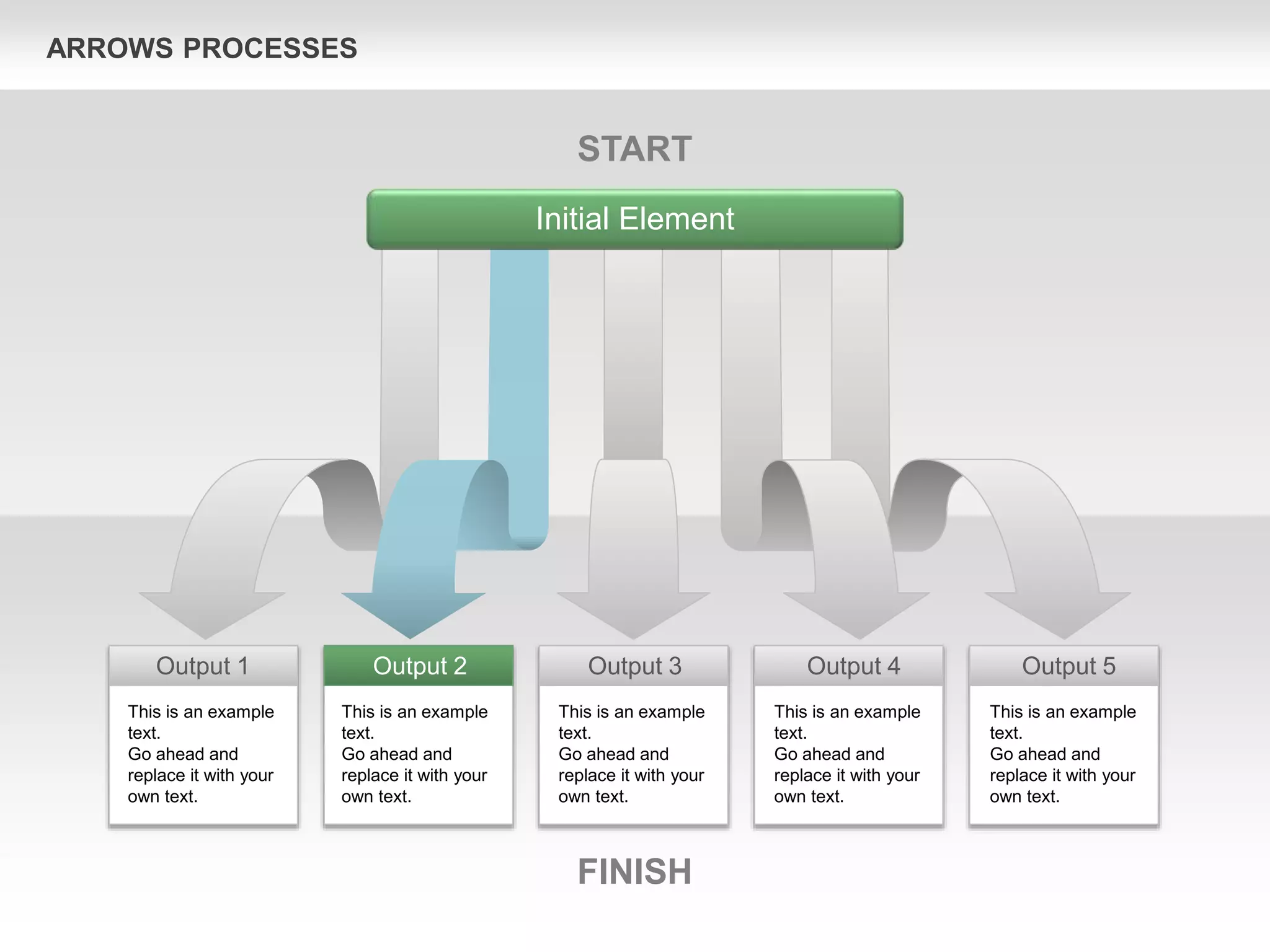 Processes with Cascade Arrows Toolbox (for PowerPoint and Google Slides ...