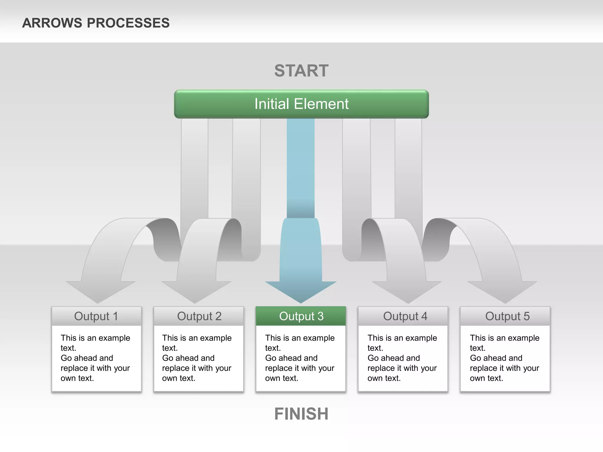 Processes with Cascade Arrows Toolbox (for PowerPoint and Google Slides ...