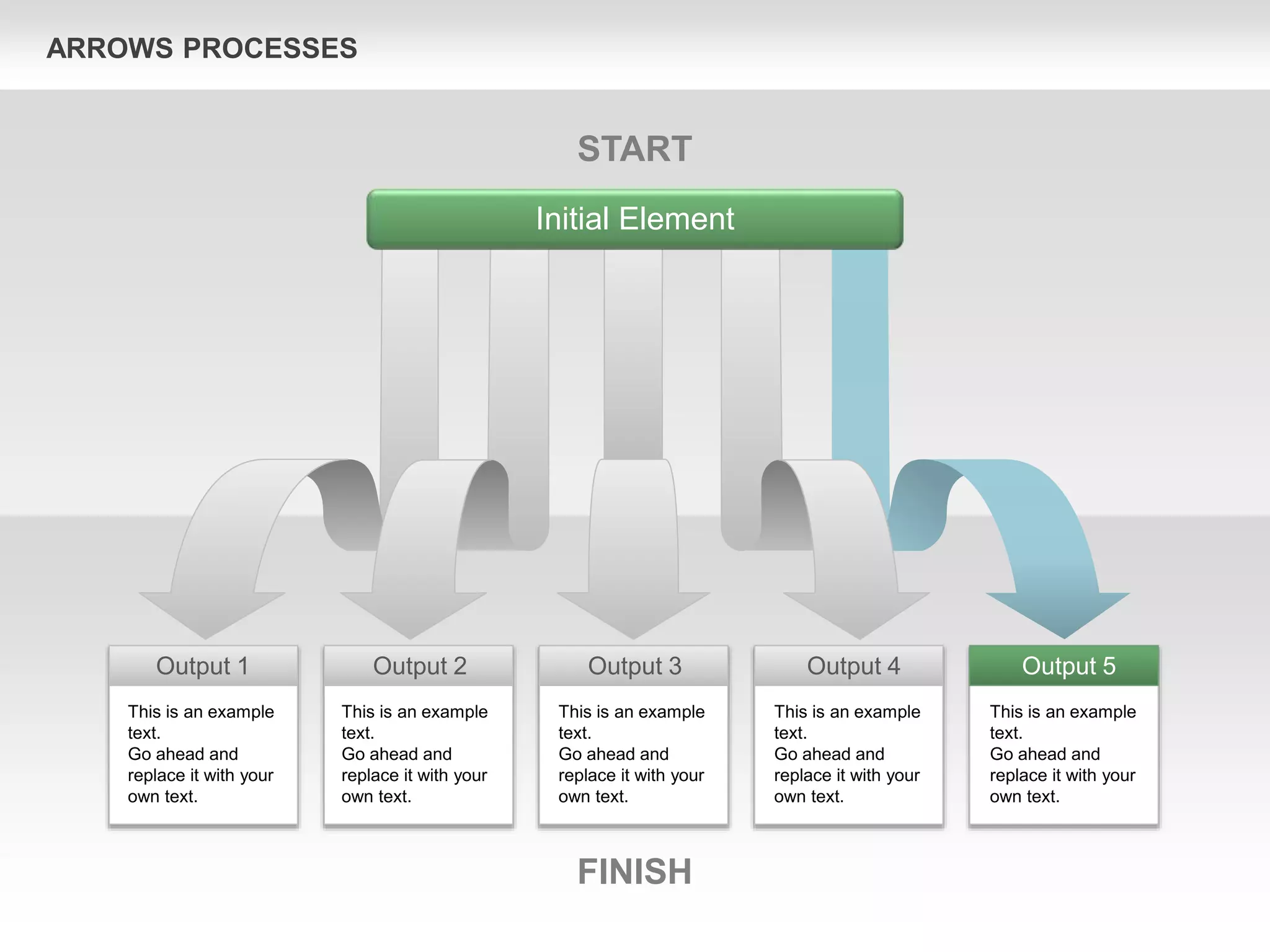 Processes with Cascade Arrows Toolbox (for PowerPoint and Google Slides ...