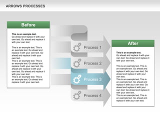 Processes with Cascade Arrows Toolbox (for PowerPoint and Google Slides ...