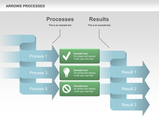 Processes with Cascade Arrows Toolbox (for PowerPoint and Google Slides ...