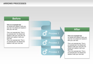 Processes with Cascade Arrows Toolbox (for PowerPoint and Google Slides ...