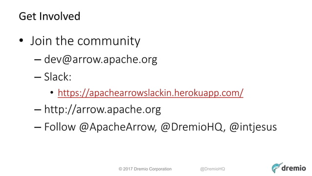 Apache Arrow: In Theory, In Practice | PPT