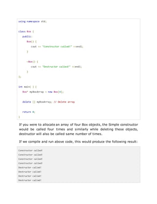 Arrry structure Stacks in data structure | PDF