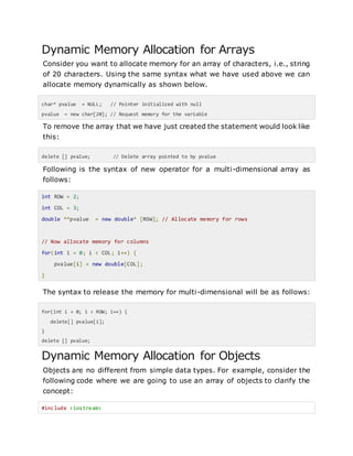 Arrry structure Stacks in data structure | PDF