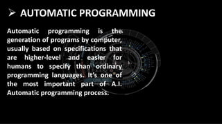 ARRTIFICIAL INTELLIGENCE [Autosaved].pptx | Artificial Intelligence ...