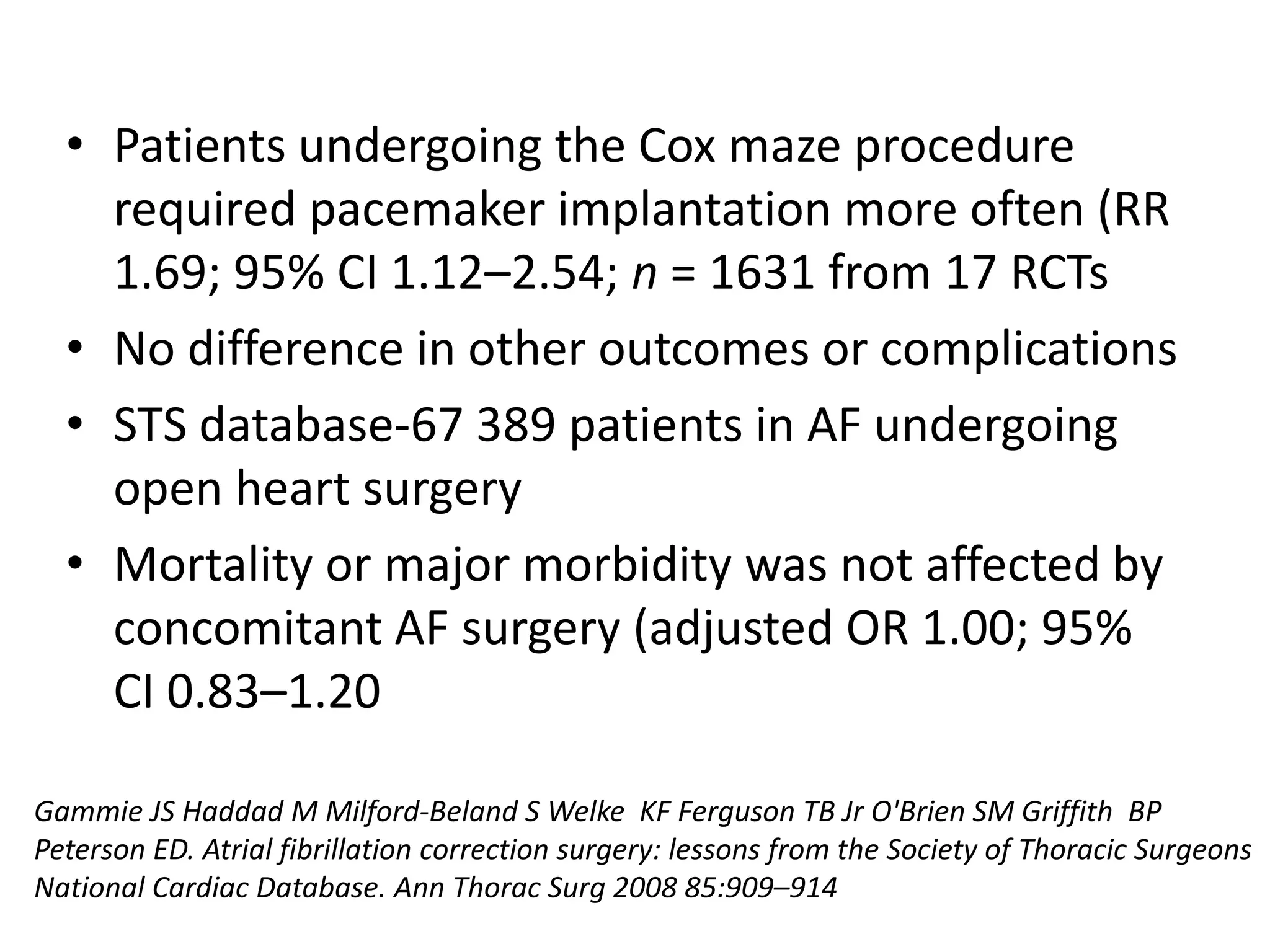 Surgical management of cardiac arrhythmias | PPTX