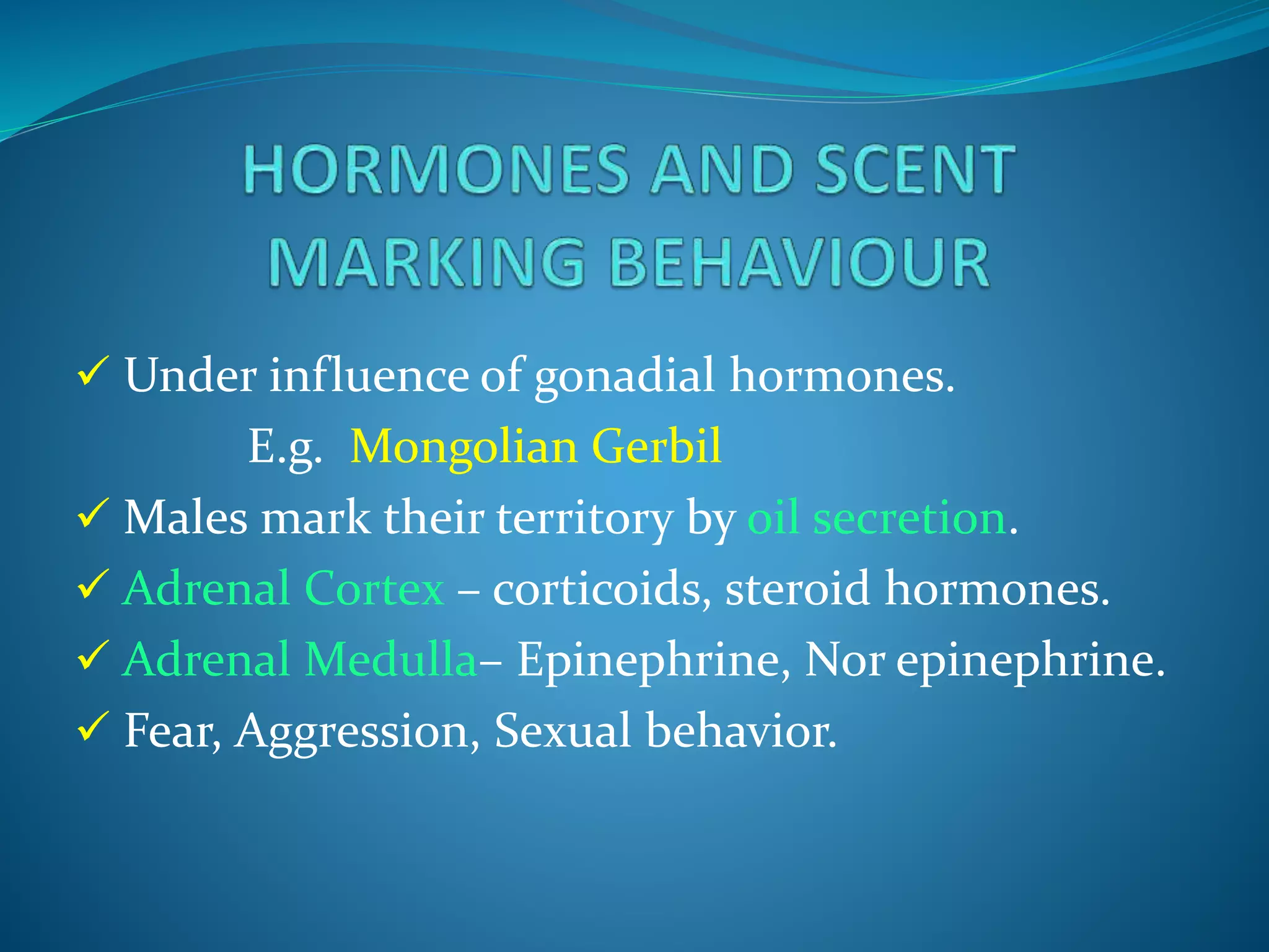 HORMONES AND BEHAVIOUR | PPTX