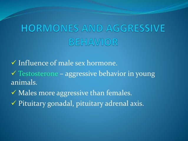 HORMONES AND BEHAVIOUR | PPTX