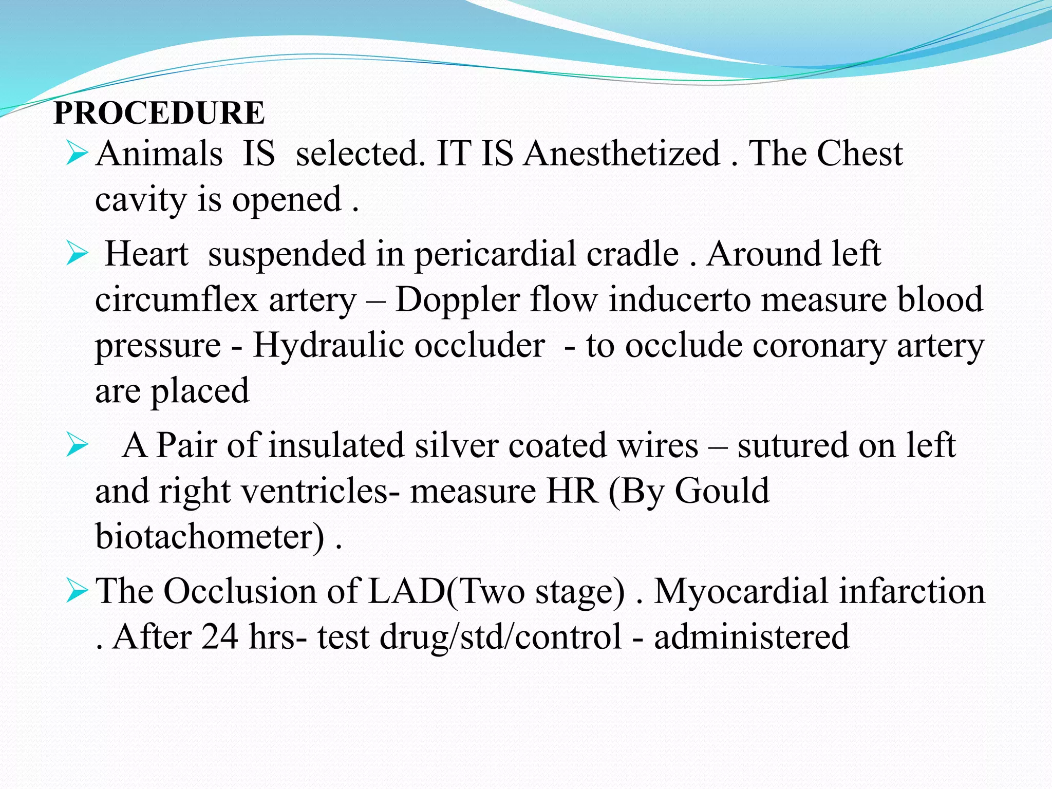 SCREENING OF DRUGS USED IN ANTIARRYTHMIA | PPTX