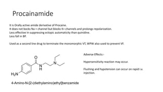 Types of Arrythmia and Anti Arrythmic Drugs .pptx