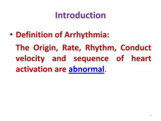 Arrythmias | PPT