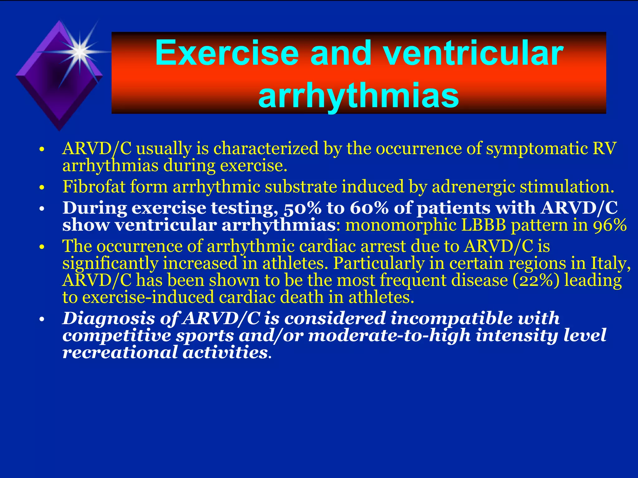 ARVD (Arrythmogenic right ventricular cardiomyopathy) - updated task ...