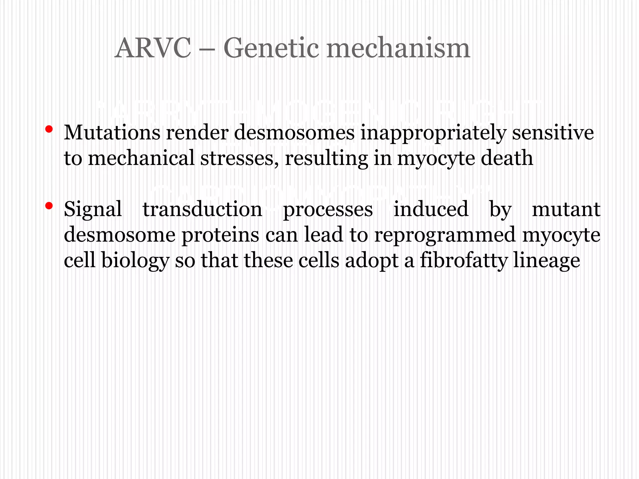 ARVD (Arrythmogenic right ventricular cardiomyopathy) - updated task ...