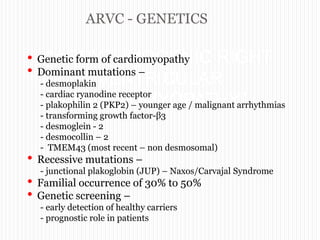 ARVD (Arrythmogenic right ventricular cardiomyopathy) - updated task ...