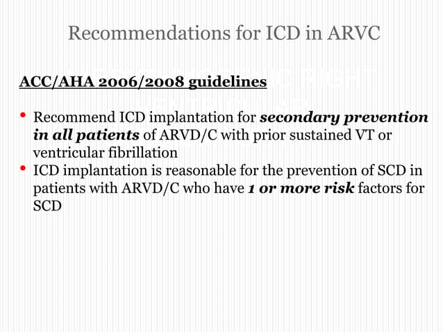 ARVD (Arrythmogenic right ventricular cardiomyopathy) - updated task ...