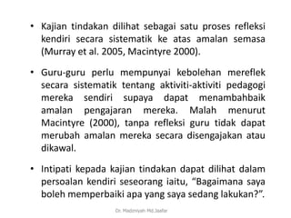 Ars2012 amalan refleksi oleh guru dalam pelaksanaan kajian tindakan di ...