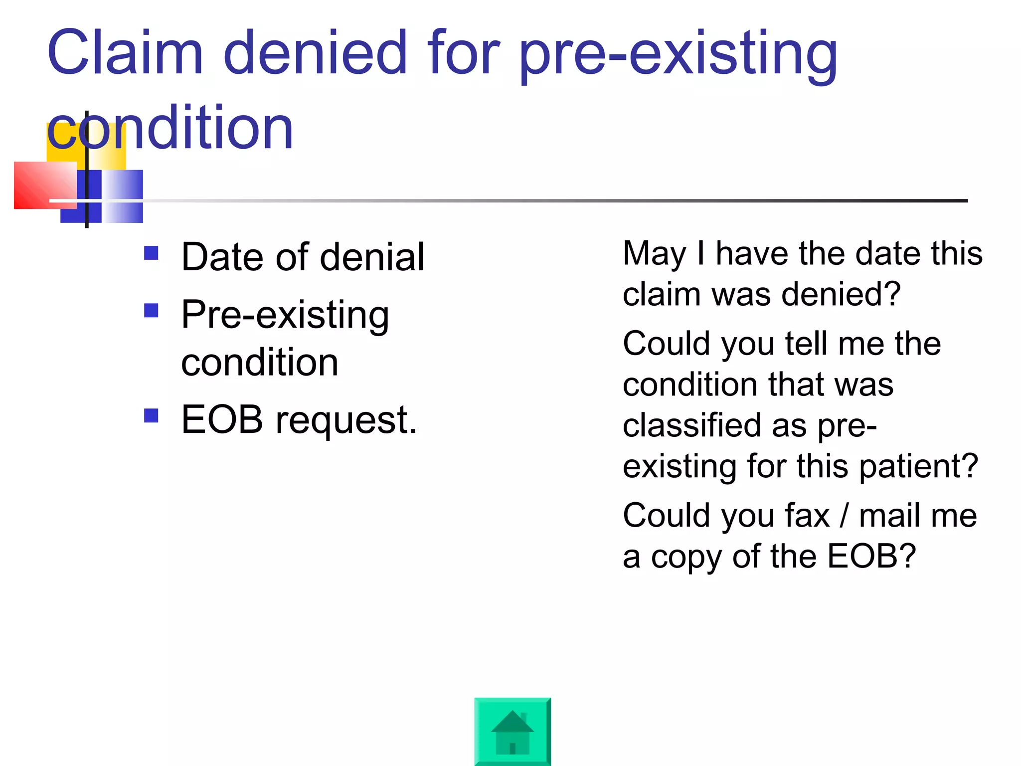 Ar scenarios with all the points to be verified and asked | PPT