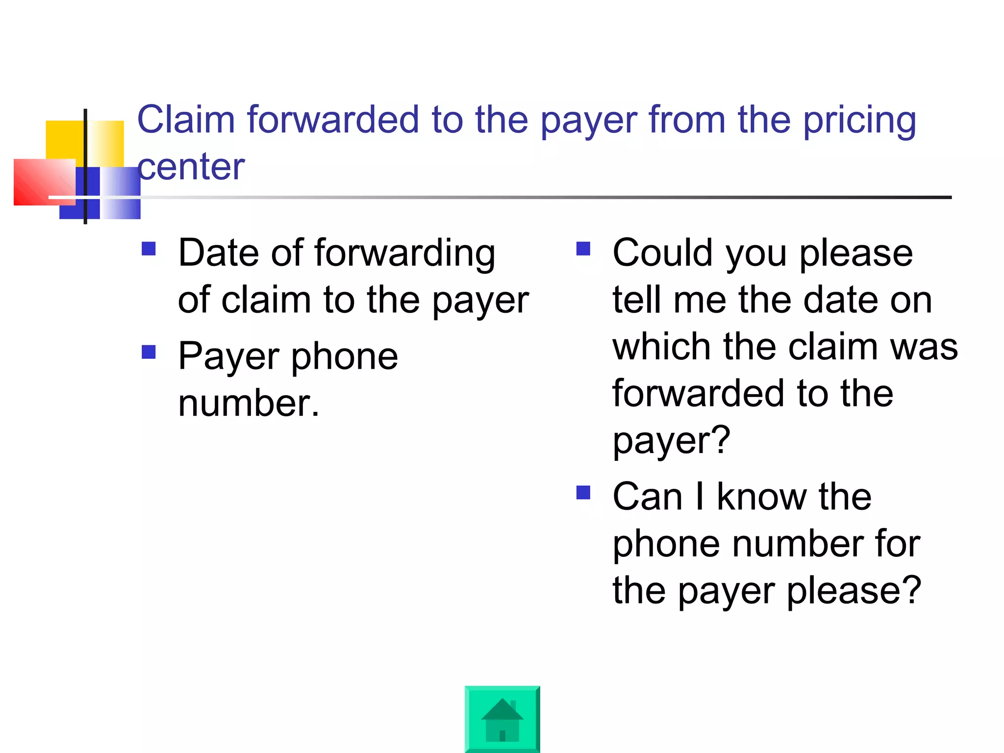 Ar scenarios with all the points to be verified and asked | PPT