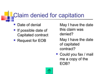 Ar scenarios with all the points to be verified and asked | PPT